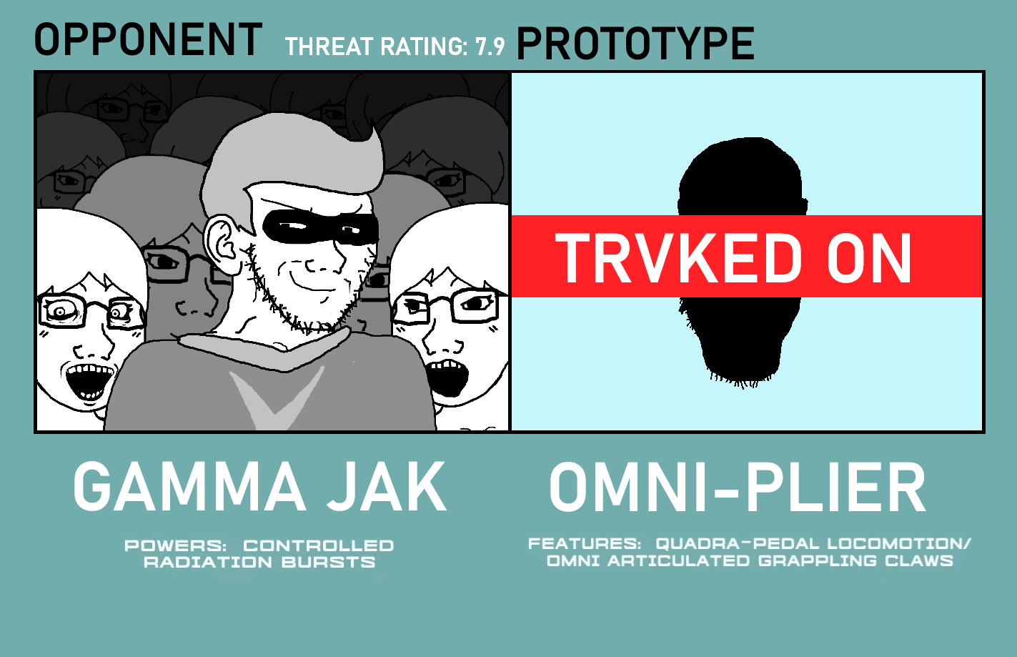 SoyBooru - Post 137204: gamma_jack glasses omni_droid project_kronos stubble subvariant:female ...